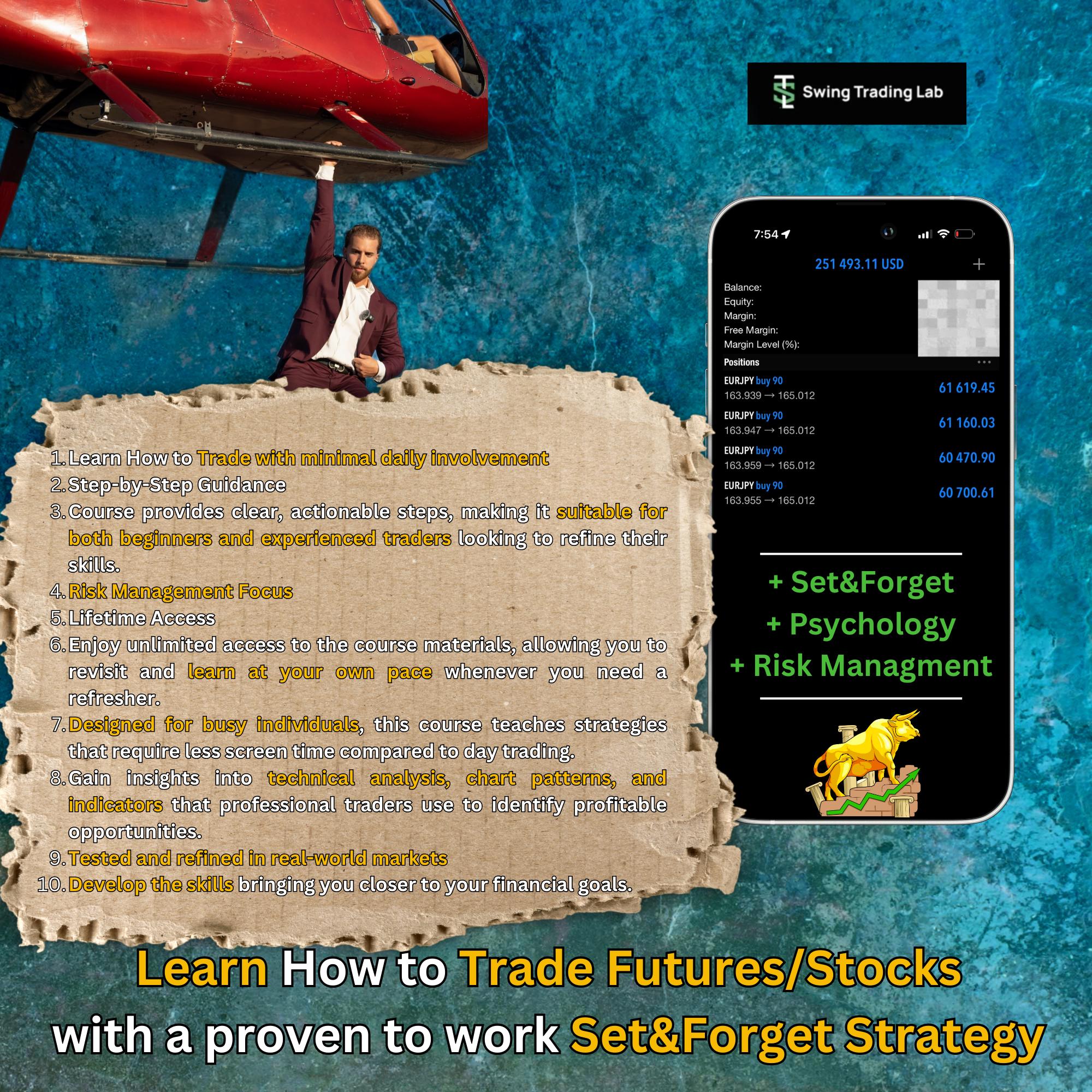 Swing Trading Lab Course: Set & Forget Strategy (MP4 Video Files) - Etsy