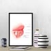 Lips Structure | Lip Anatomy Illustration | Esthetician Wall Art | Skin ...