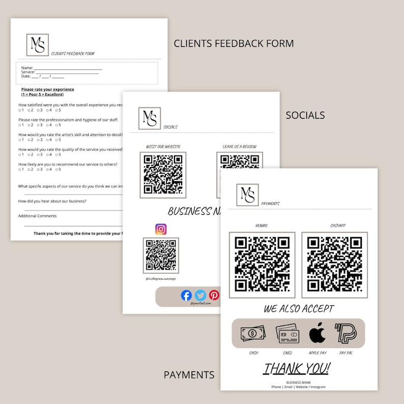 Massage Client Forms, Massage Intake Form, Massage Aftercare, Consent ...