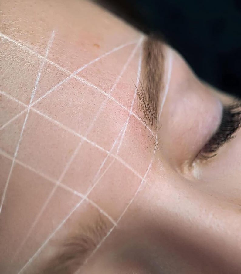 Eyebrow Mapping Course, Guide Printable Editable Training Canva Ebook ...