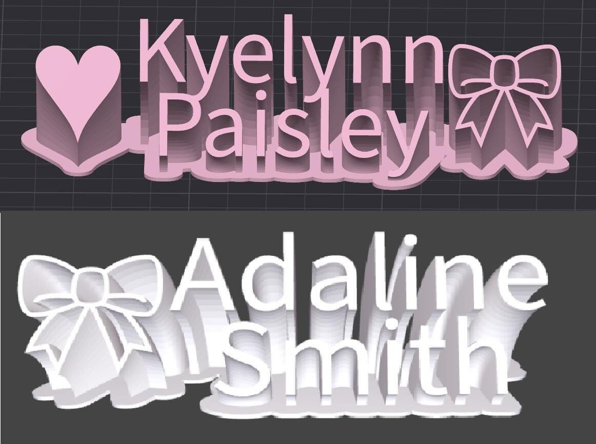 Custom | Personalized | Name Plate | 3D Printed - Etsy
