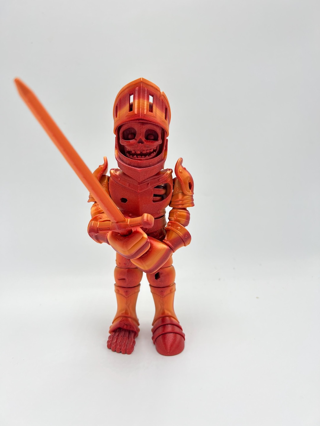 3D Printed Articulated Skeleton Knight - Etsy