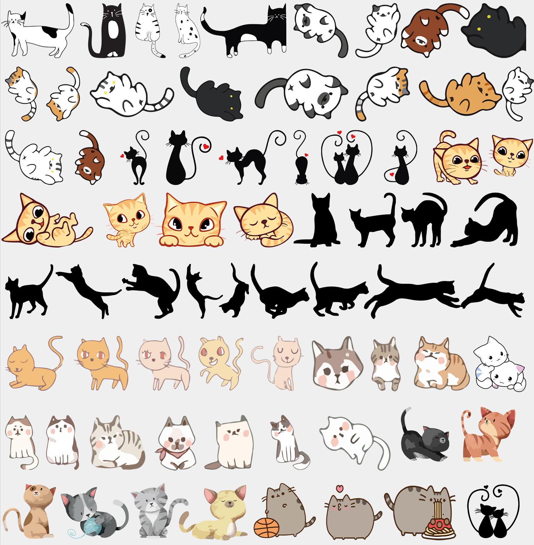 Cat Digital Files Svg-png-pdf-cricut - Etsy