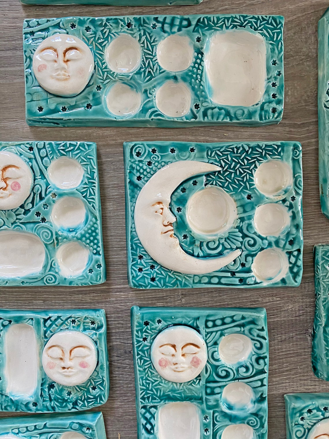 Moon Paint Palette Watercolor Palette Craft Kit Birthday - Etsy