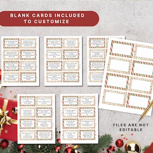 Christmas Scavenger Hunt Cards | Fun Treasure Indoor Clues | Riddle ...