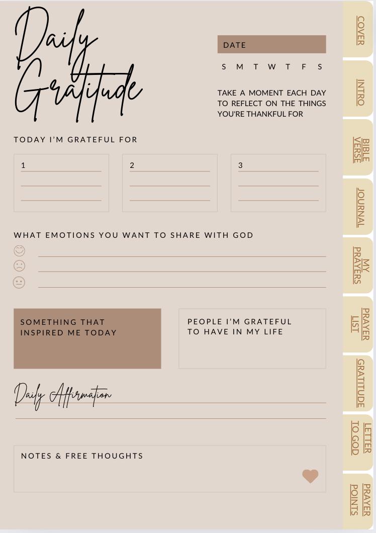 Dear God Prayer Journal - Prayer Journal for Women - Prayer Notebook ...