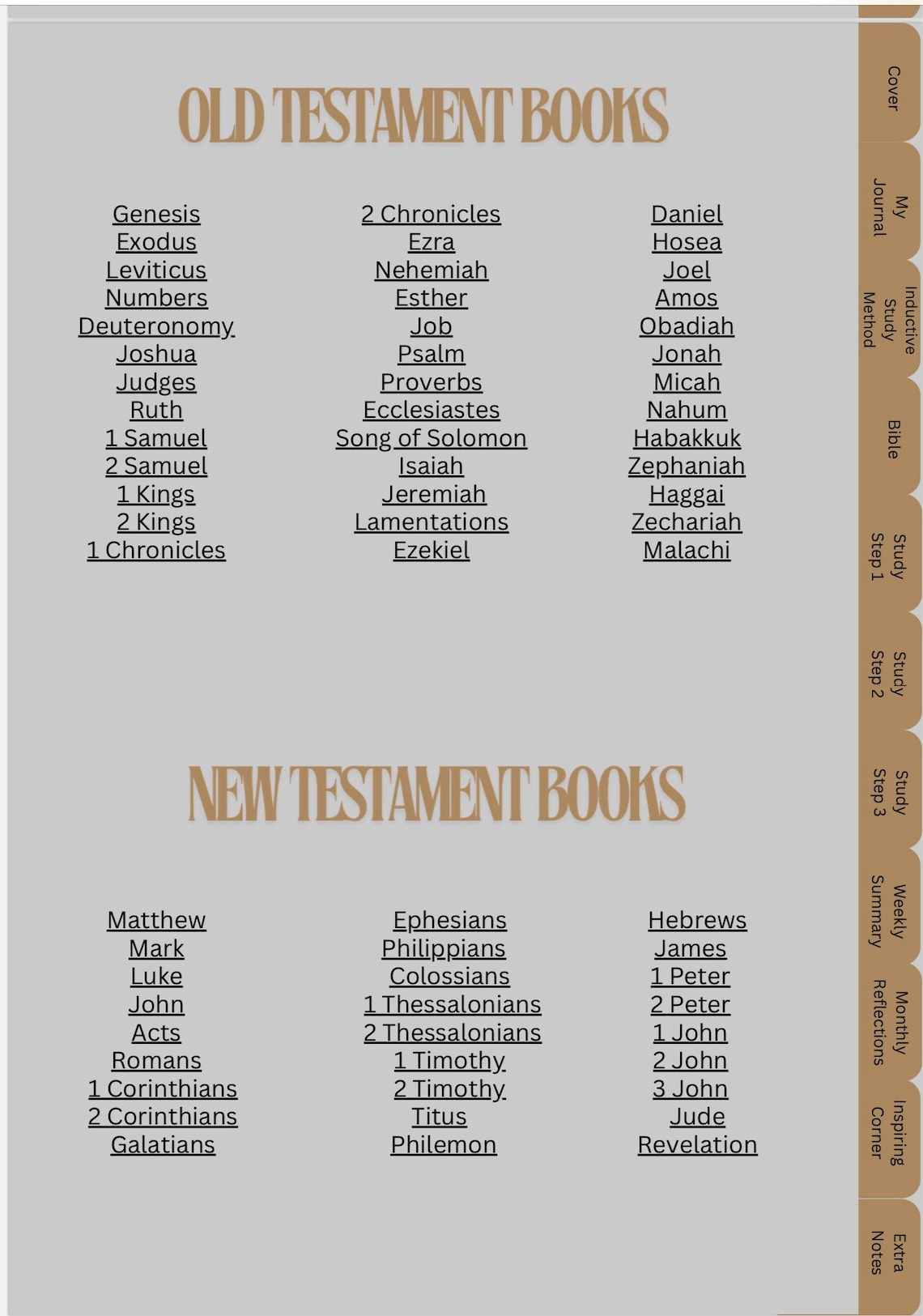 Digital Bible Study Journal | Compatible With Goodnotes & Notability ...