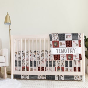 Armor of God Nursery, Christian Baby Quilt, Ephesians 6 Crib Bedding ...