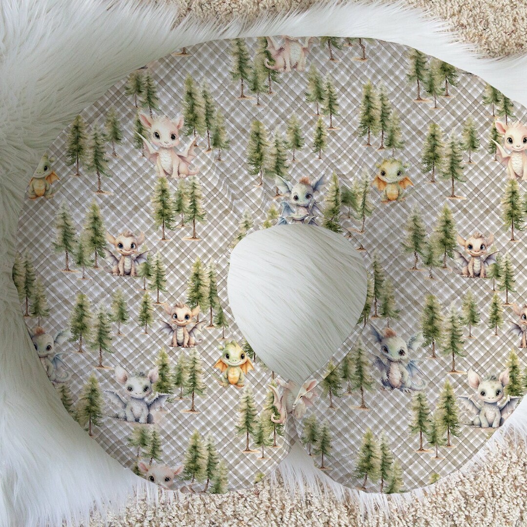 Dragon Nursing Pillow Cover, Baby Pillow Cover, Dragon Nursery Decor ...