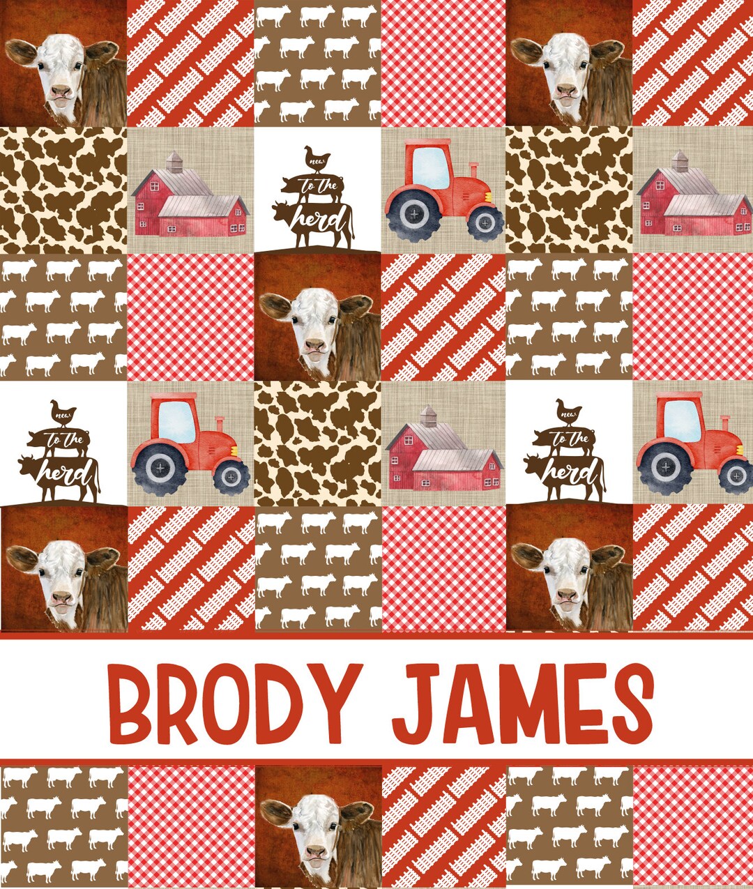 Farm Crib Bedding Set, Farm Nursery, Baby Boy Farm Bedding, Cow Print ...