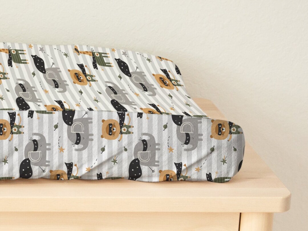 Superhero Baby Gift, Super Hero Changing Pad Cover, Lion Giraffe ...