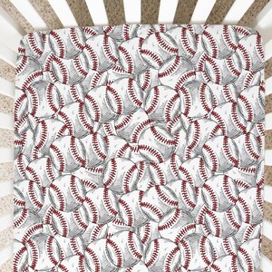 Baseball Crib Bedding Set, Baseball Nursery Bedding, Baseball Baby ...
