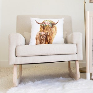 Highland Cow Nursery Girl, Farm Nursery, Farm Crib Bedding, Girl ...