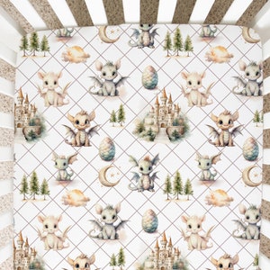 Fairy Tale Nursery Decor, Dragon Crib Bedding, Baby Boy Bedding Set ...