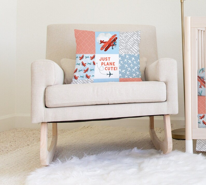 Airplane Crib Bedding Adventure Crib Set Planes Baby Boy - Etsy