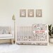 Boho Crib Bedding Set Boho Safari Nursery Decor Blush Crib - Etsy