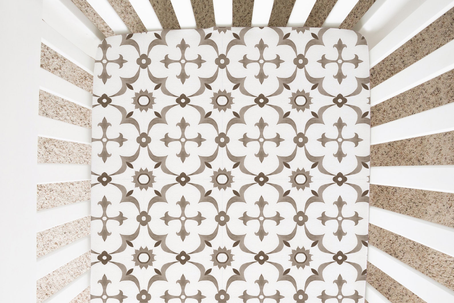 Boho Crib Bedding Set Boho Safari Nursery Decor Blush Crib - Etsy