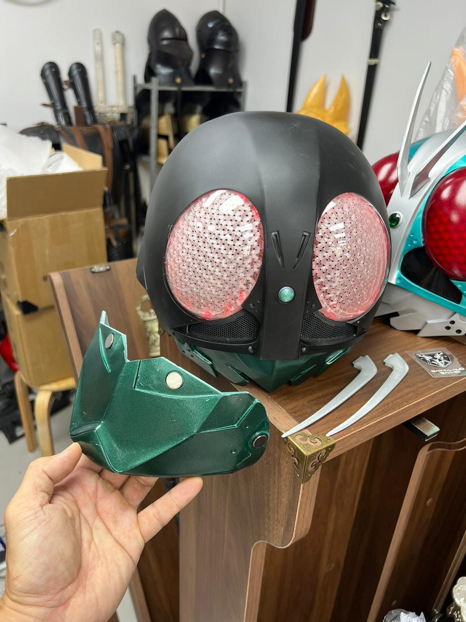 3d Print LED Masked Kamen Rider 2023 New Version V1 V2 V3 Shocker ...