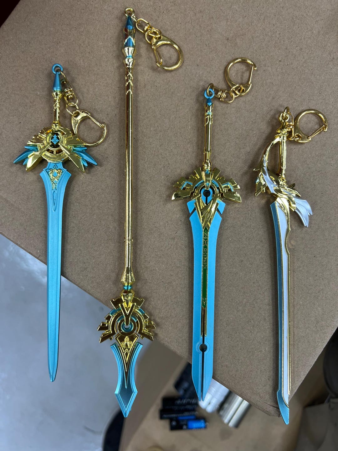 Steel Genshin Impact Starseeker Sword Blade Cosplay Metal Weapon Letter ...