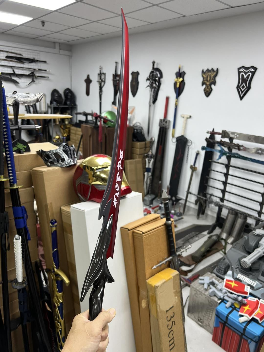 LOL Legend Yone Sword Blade Katana Cosplay Metal Weapon - Etsy