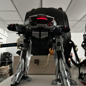 3d Print Robot OCP ED209 Mecha 2014 Silver Black Version LED - Etsy