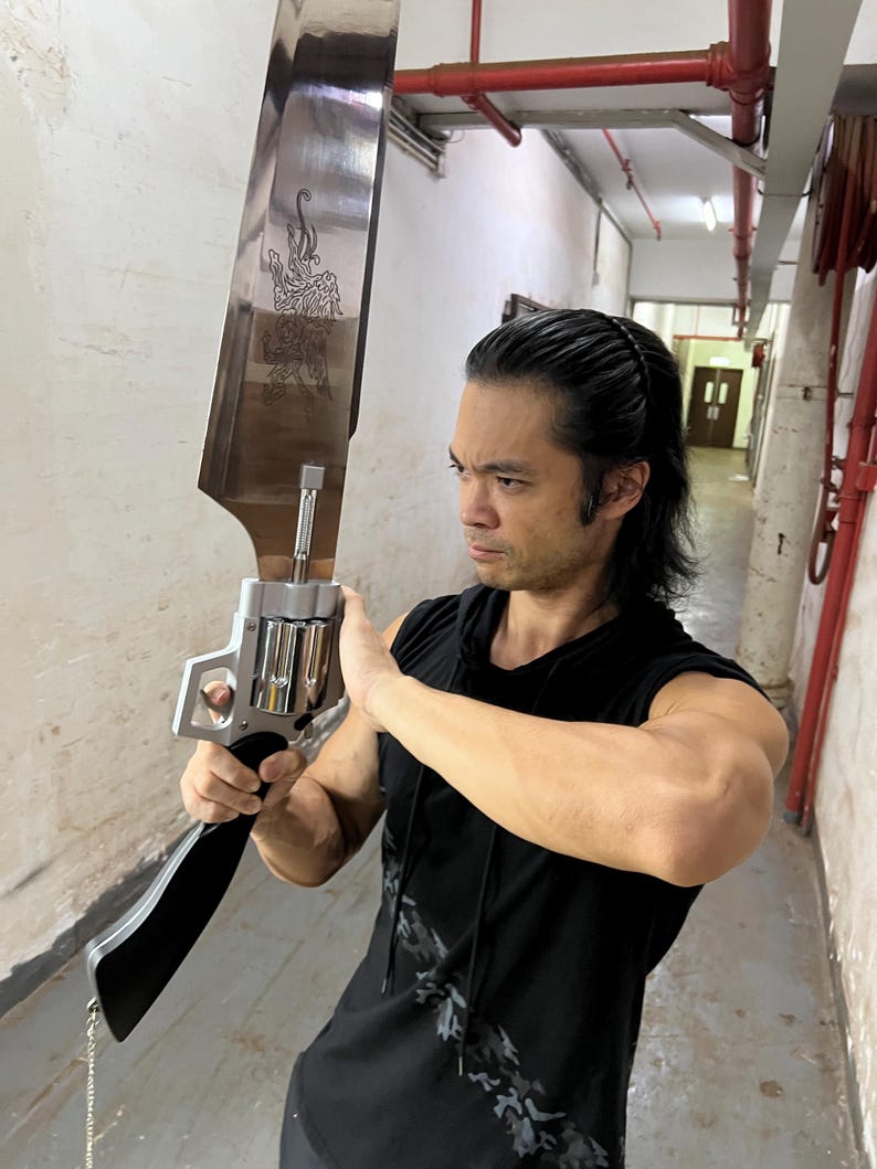 Final Fantasy VIII FF8 Squall Gunblade Sword Blade Cosplay Metal Weapon ...