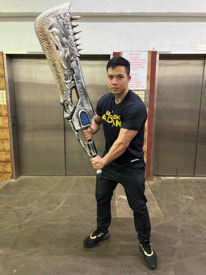 Monster Hunter World Now Jaw Blade Cosplay Weapon Giant Sword - Etsy
