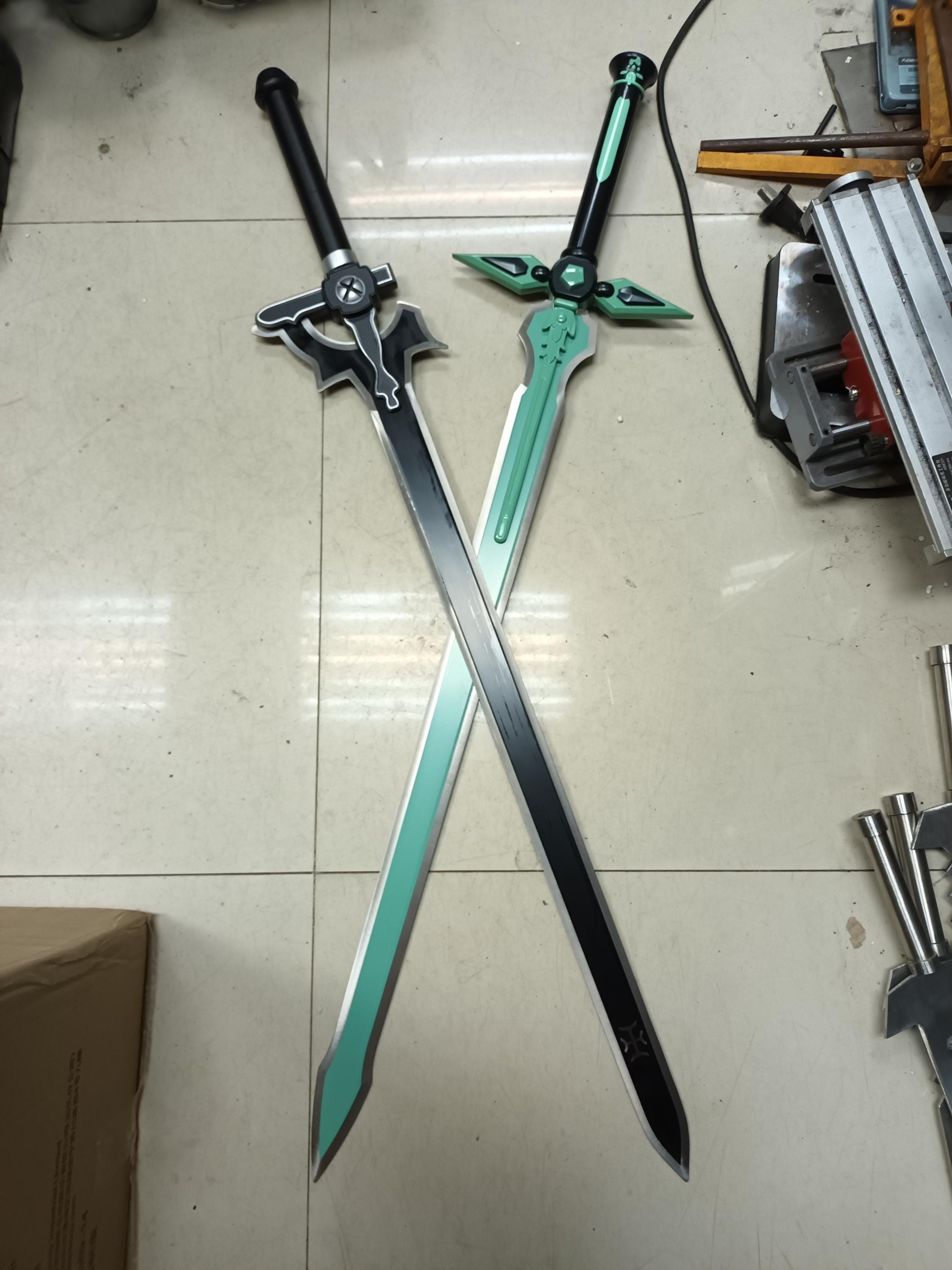 SAO Elucidator Dark Repulser Night Sky Excalibur Asuna Lambent Light ...