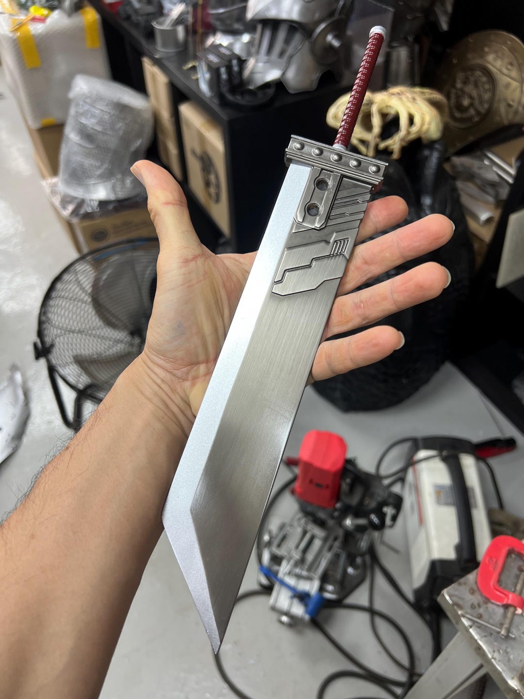 Final Fantasy VII Remake Rebirth FF7 Small Metal Buster Sword Fusion ...