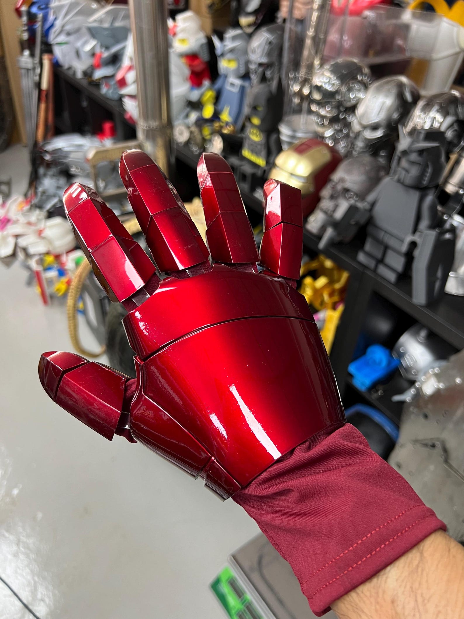 Ironman Iron Man LED Palm Hand Gauntlet Armor Cosplay Toy - Etsy