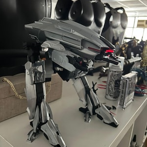 3d Print Robot OCP ED209 Mecha 2014 Silver Black Version LED - Etsy