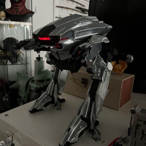 3d Print Robot OCP ED209 Mecha 2014 Silver Black Version LED - Etsy