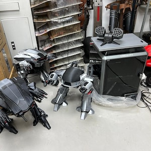 3d Print Robot Robocop OCP ED-209 Mecha ED209 1987 2014 Sliver Black ...