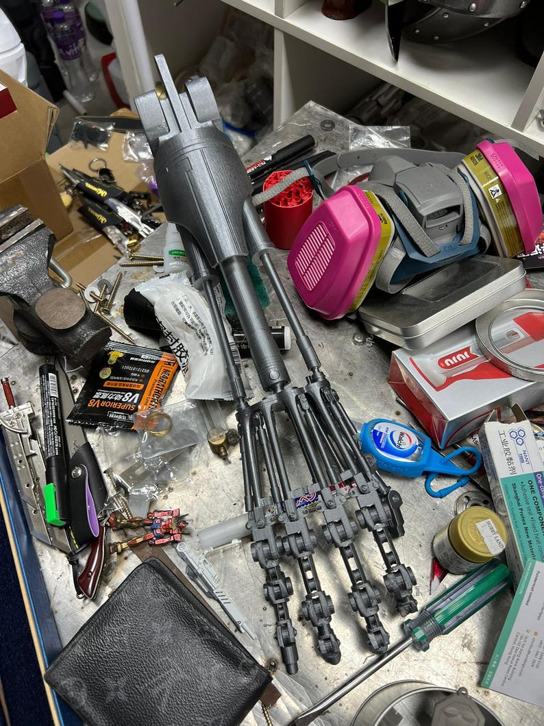 3d Print PLA Terminator T800 T2 Life Size Hand Forearm Cosplay Prop - Etsy