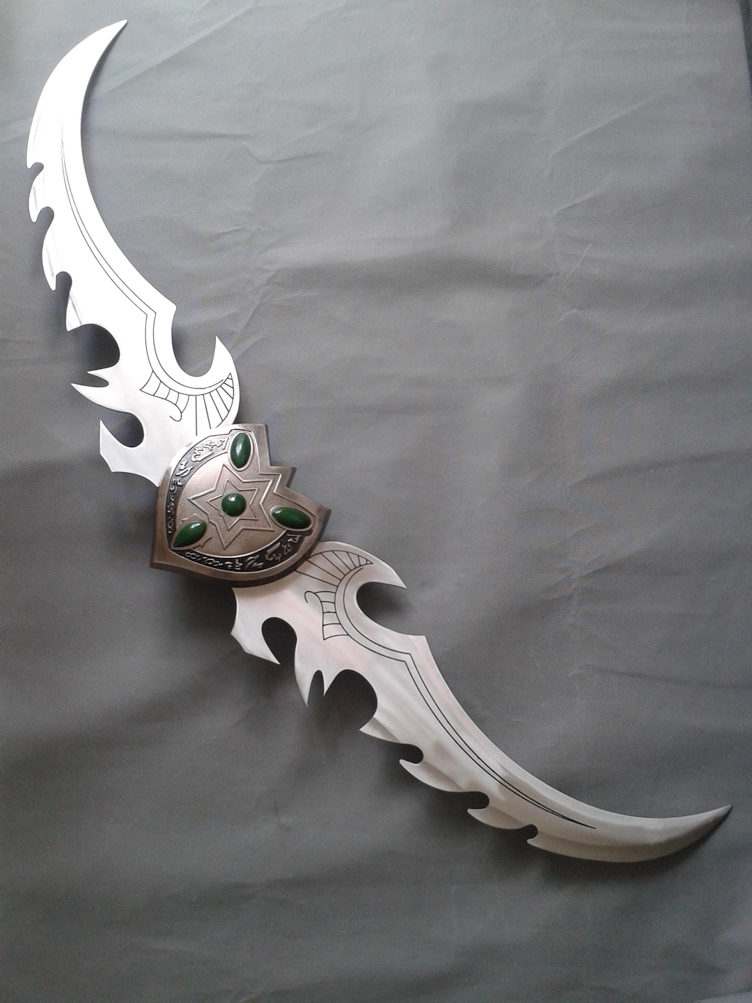 Warcraft Metal Steel Warglaive of Azzinoth Sword Blade Cosplay ...