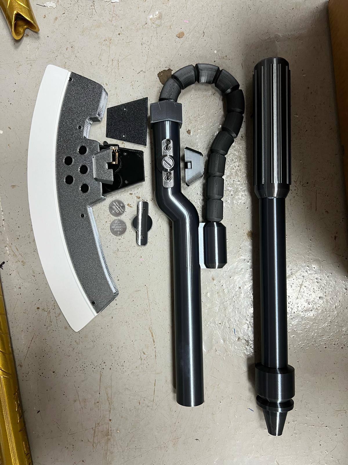3d Print LED Gundam Zaku Heat Hawk Axe Cosplay Weapon Prop - Etsy