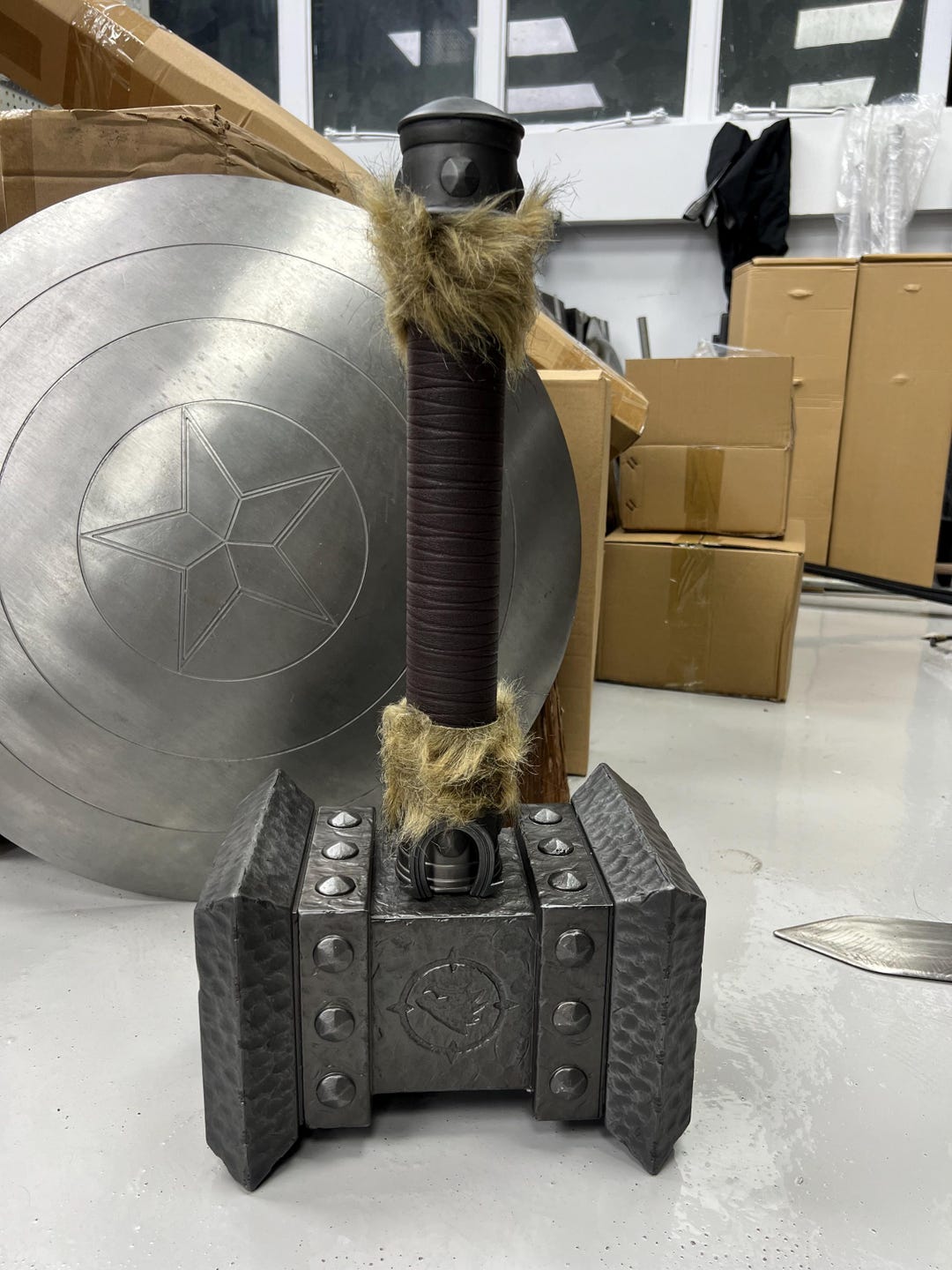 Warcraft Metal Steel Doom Hammer Lothar Stormwind Soldier Lion Sword ...