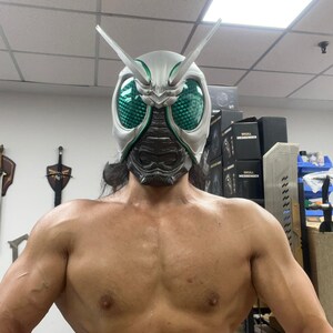 3d Print LED Masked Kamen Rider Shadow Moon Black Sun Version Helmet ...