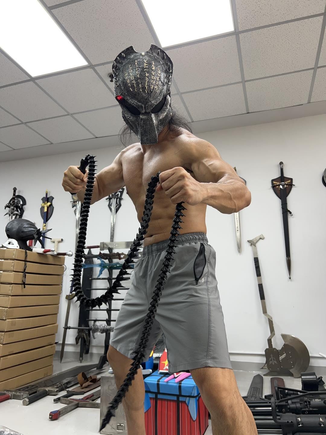 3d Print Alien Vs Predator 2 Wolf Predator Killing Whip Cosplay AVP ...