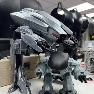 3d Print Robot OCP ED209 Mecha 2014 Silver Black Version LED - Etsy