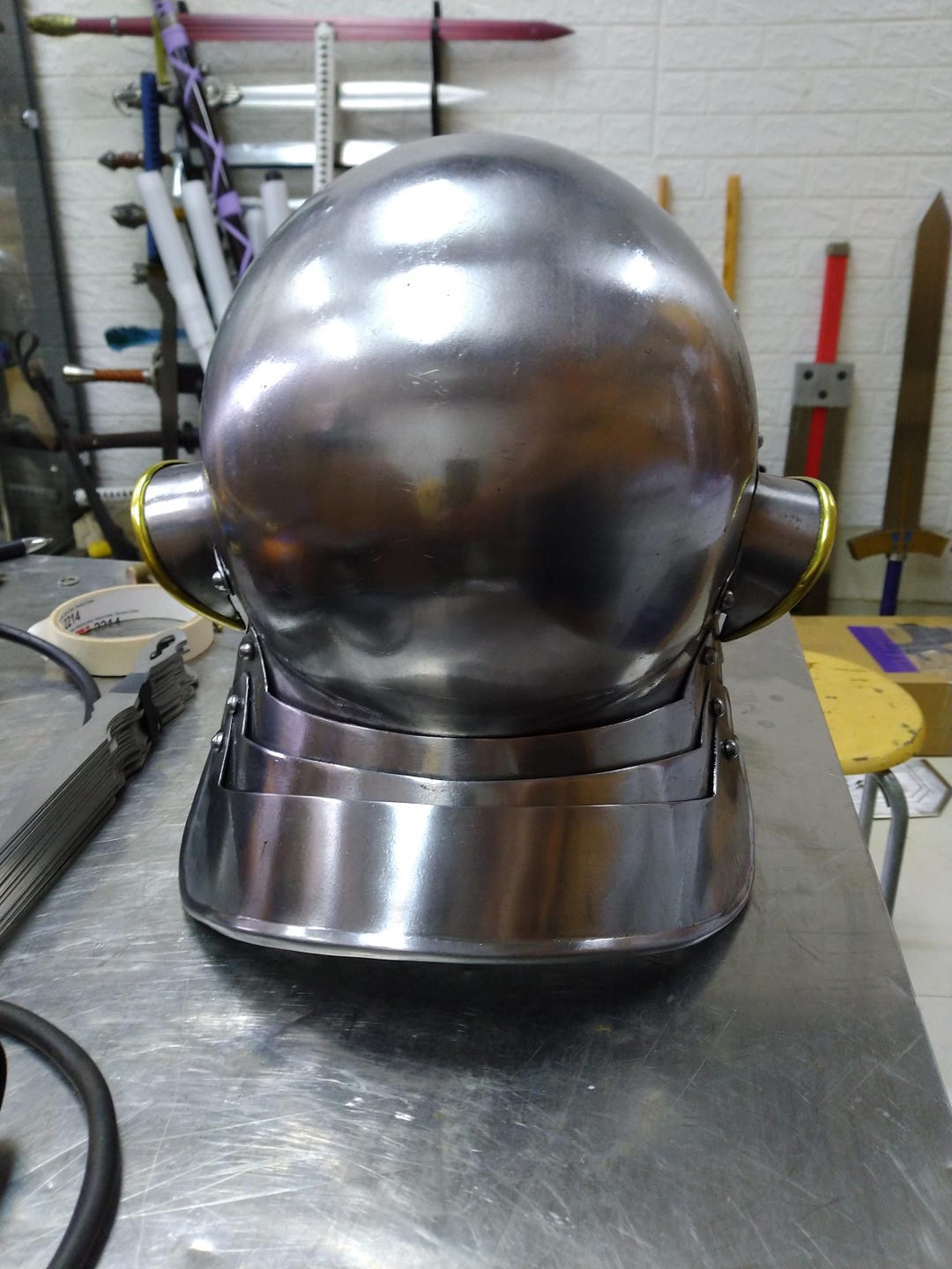 Berserk Golden Age Guts Steel Helmet Cosplay Weapon Armor - Etsy