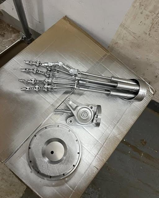 3d Print PLA Terminator T800 T2 Life Size Hand Forearm Cosplay Prop - Etsy