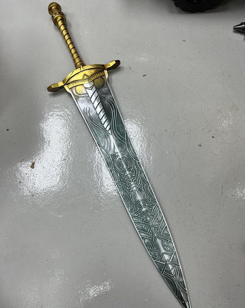Moonlight Greatsword Moon Light Sword Shield Cosplay Dark Souls Elden ...