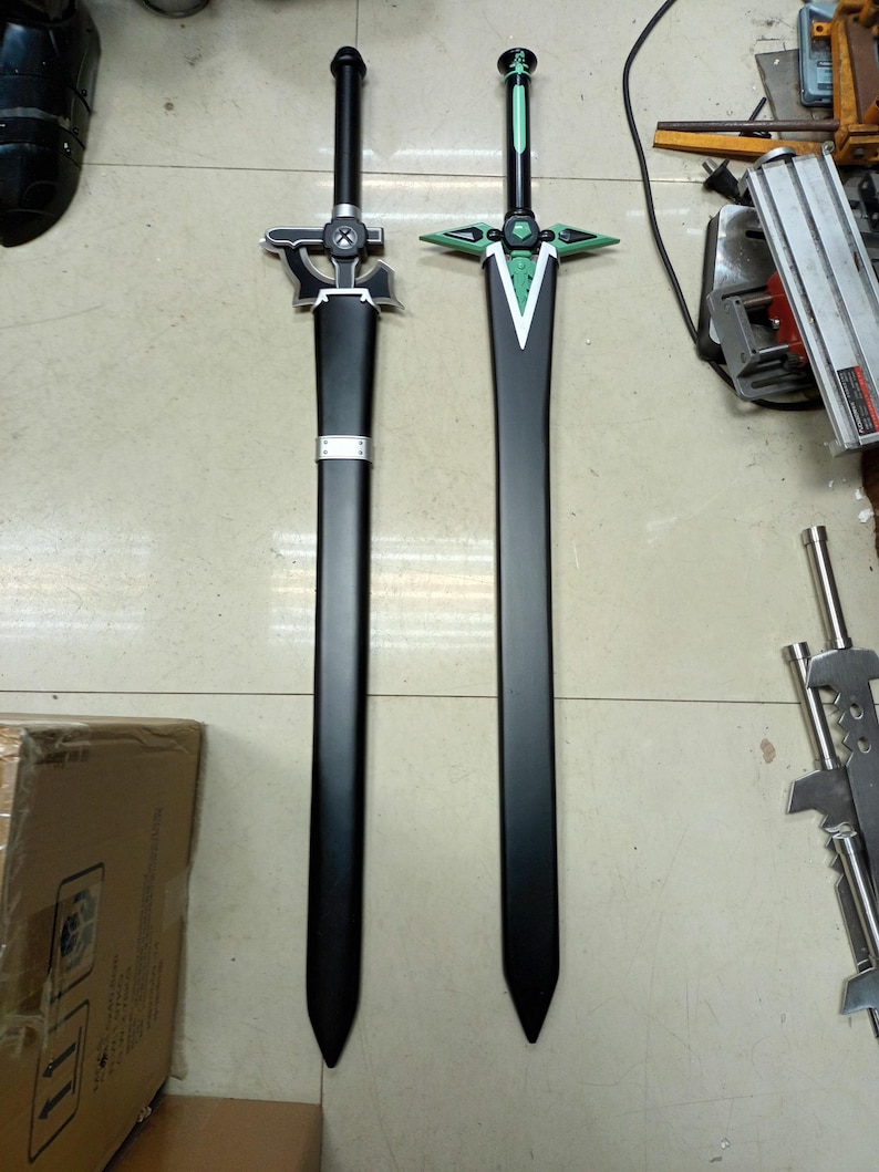 SAO Elucidator Dark Repulser Night Sky Excalibur Asuna Lambent Light ...