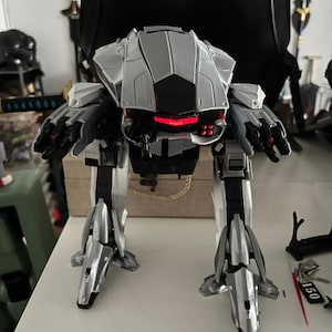 3d Print Robot Robocop OCP ED-209 Mecha ED209 1987 2014 Sliver Black ...