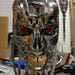 3d Print LED Terminator Head T800 T2 Bust Head Cosplay Prop Halloween ...