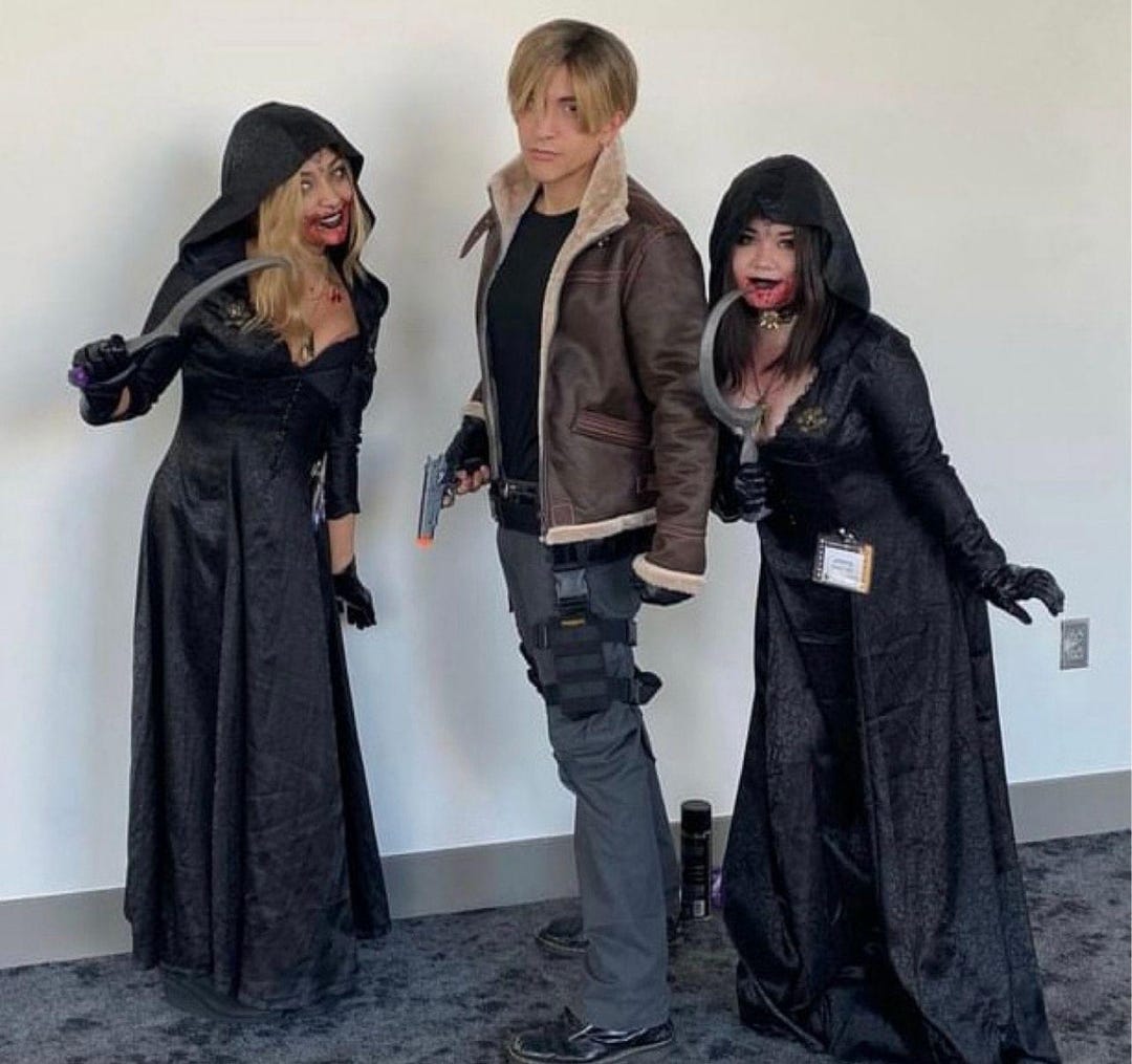 Resident Evil Biohazard Leon Outfit Jacket Tee Cosplay Dressing ...