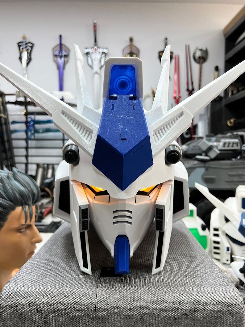 3d Print Hi Nu Gundam Helmet Cosplay - Etsy
