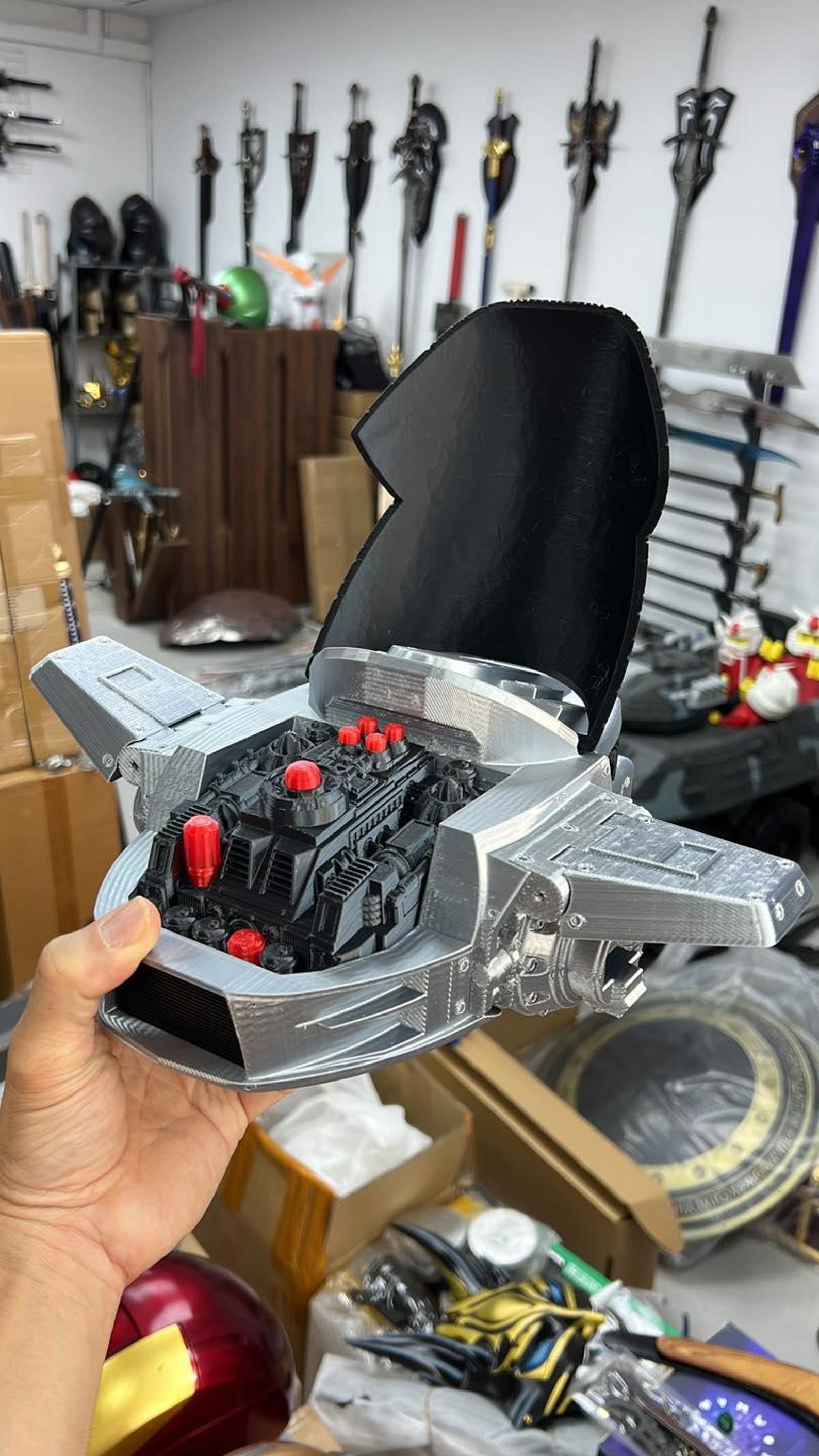 3d Print Robot Robocop OCP ED-209 Mecha ED209 1987 2014 Sliver Black ...