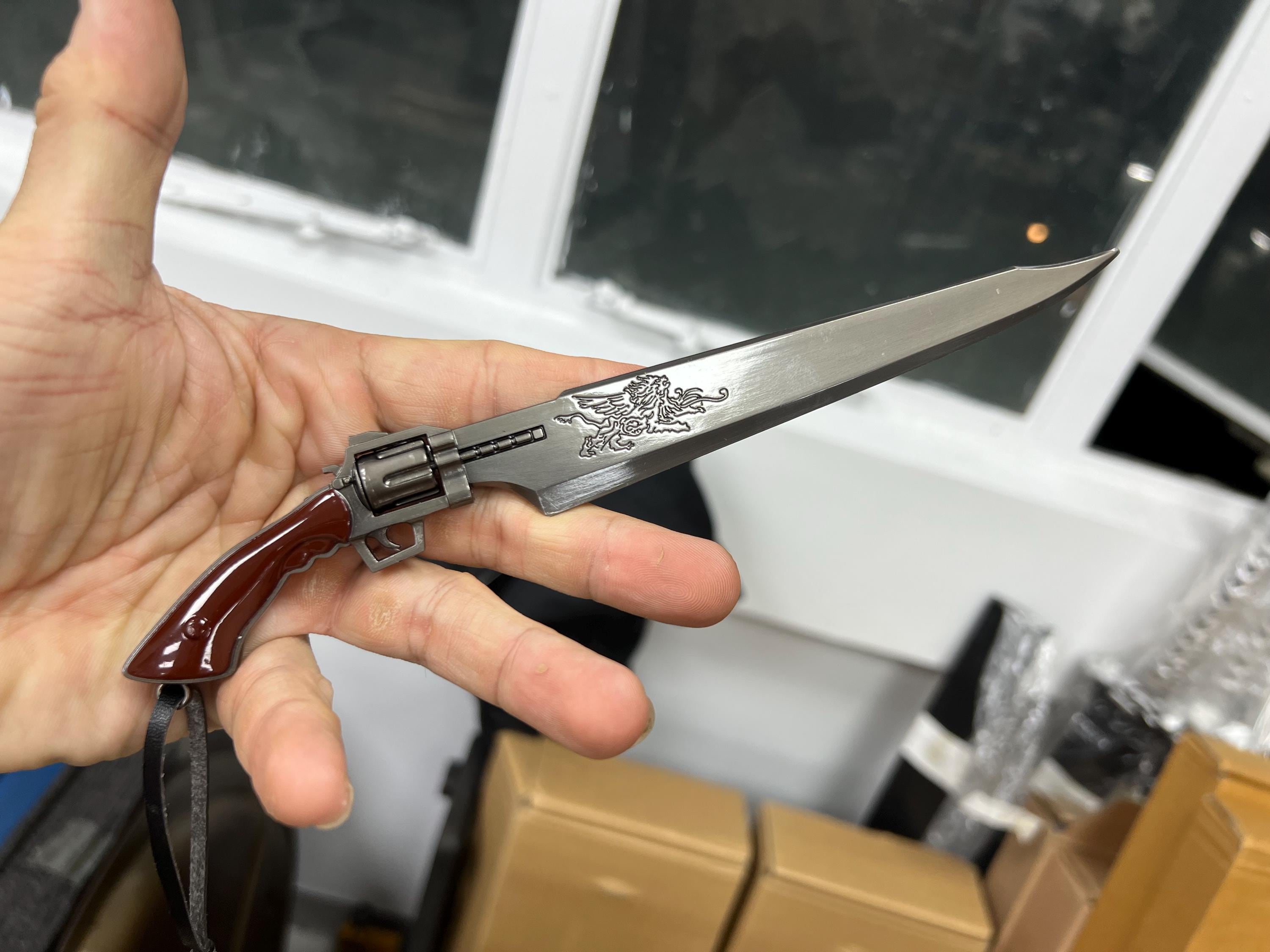 Metal Small Final Fantasy VIII FF8 Squall Gunblade Sword Letter Opener ...